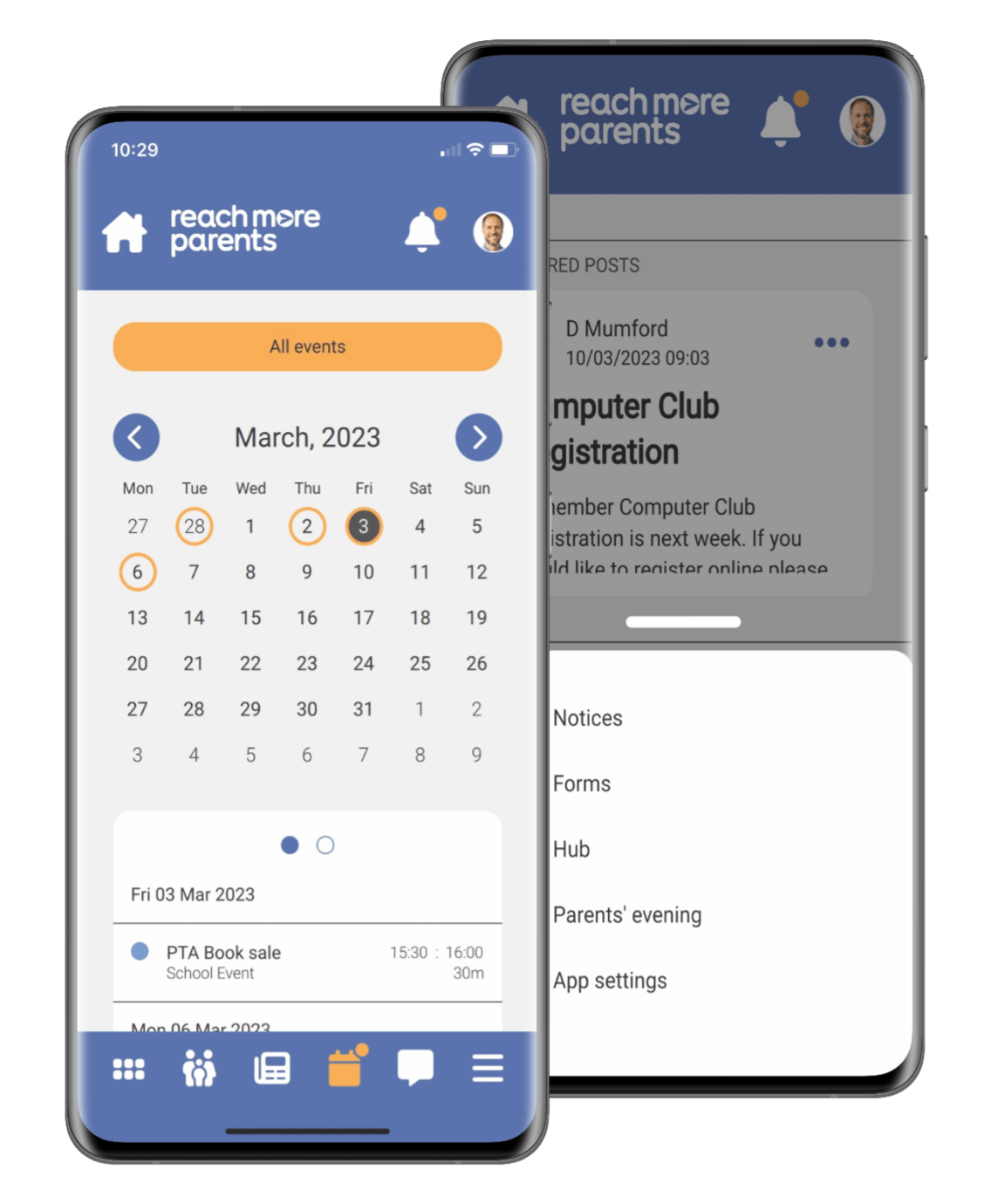 Parent Event Management System